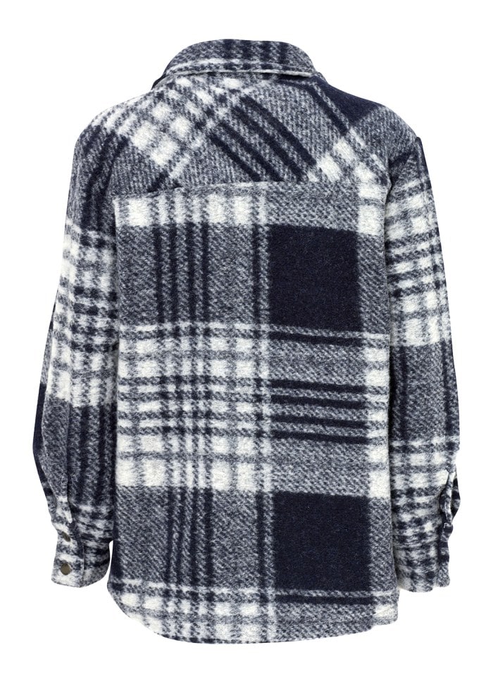 Noella Jakke Viksa Dark Blue Checks | Modetøj Online