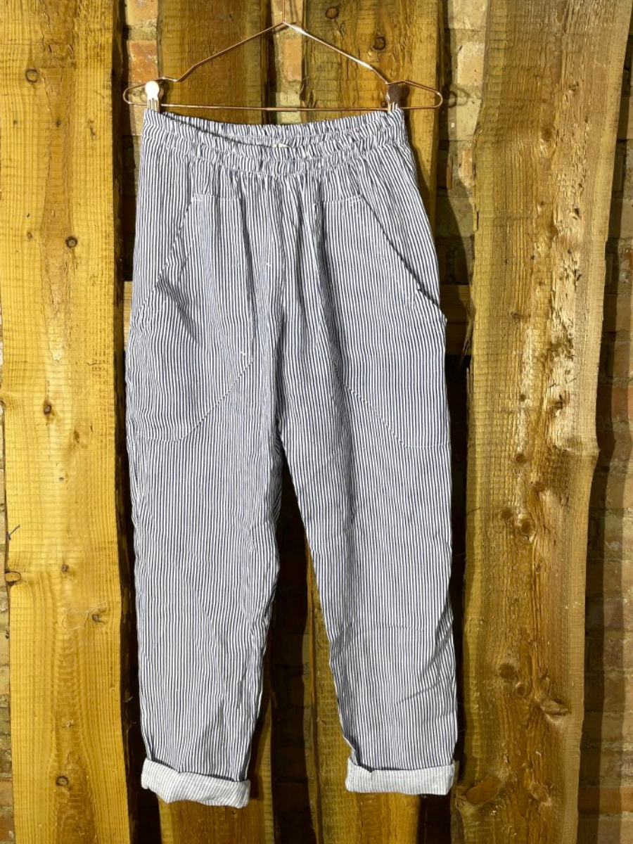 Cabana Living Buks 2378c - Blue ♥ Shop Lækker Hør bukser her online ♥