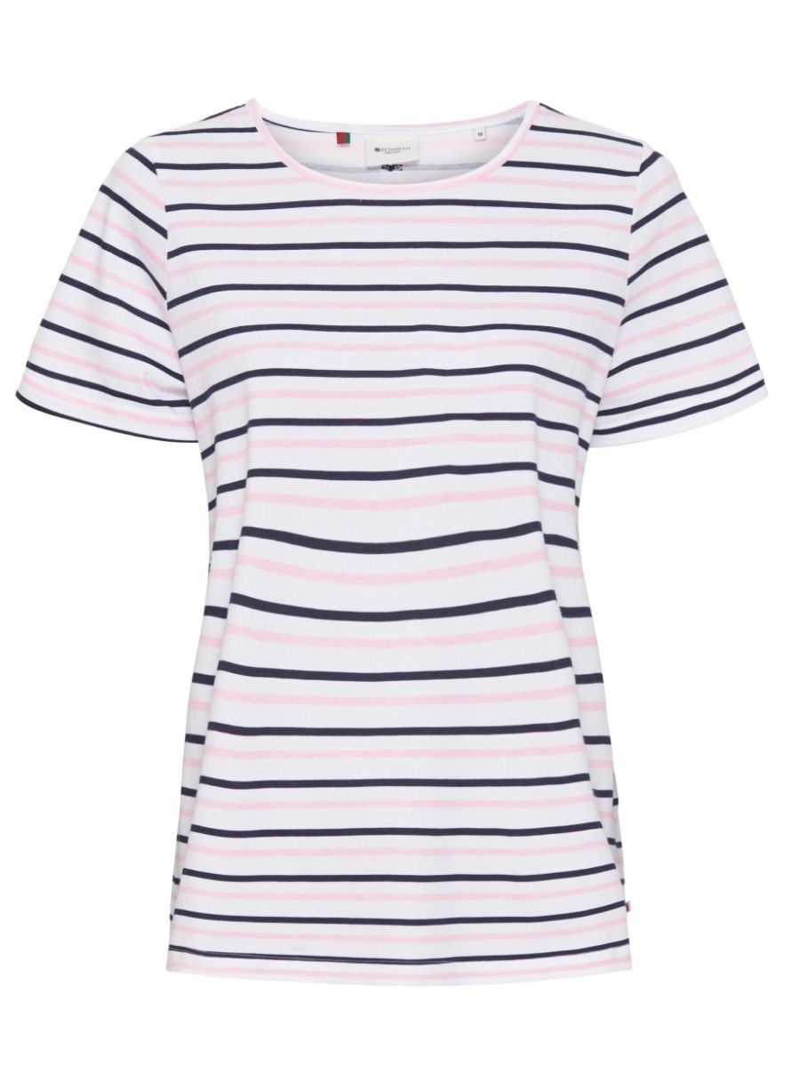 RedGreen T-Shirt Caya - ROSE STRIPE ♥ køb lækre bomulds t-shirts her.