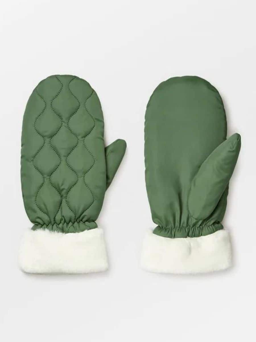 Beck Søndergaard Vanter Makara Puff Mittens - Green♥