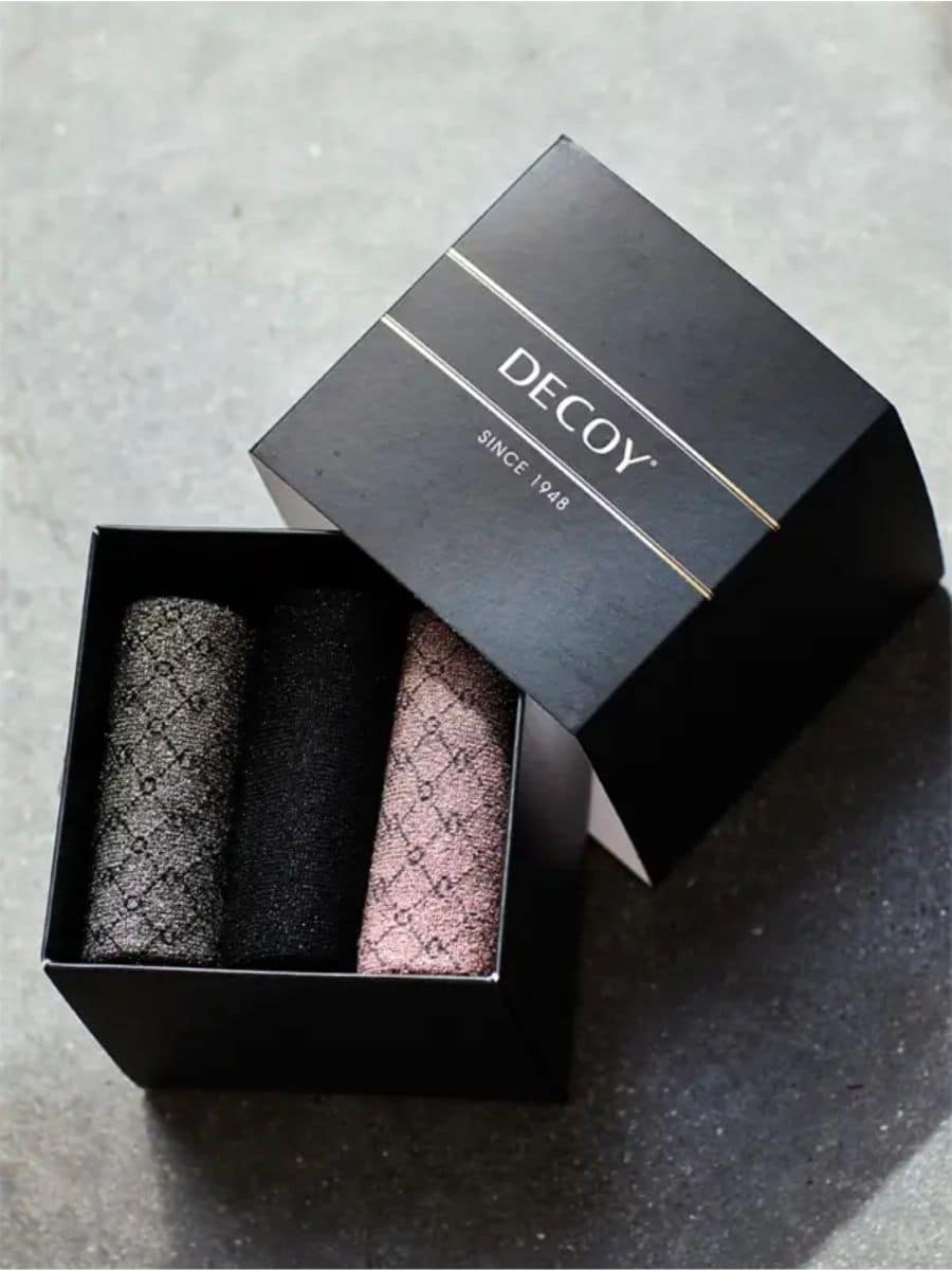 Decoy Socks in a box 3 pak - Glimmer ♥ Nyheder 2023 Decoy