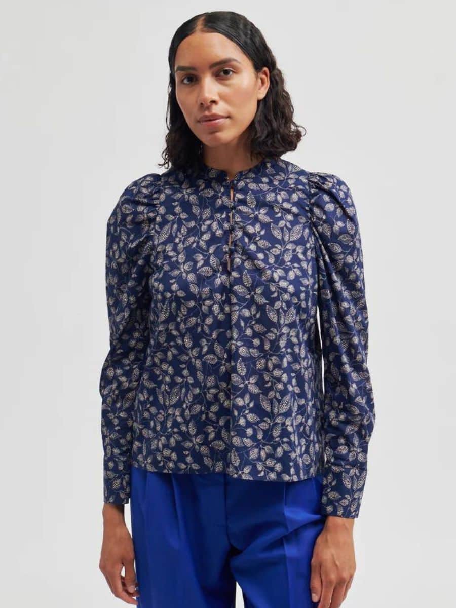 Second Female Bluse Jasmine - Peacoat ♥ Shop Second Female ♥