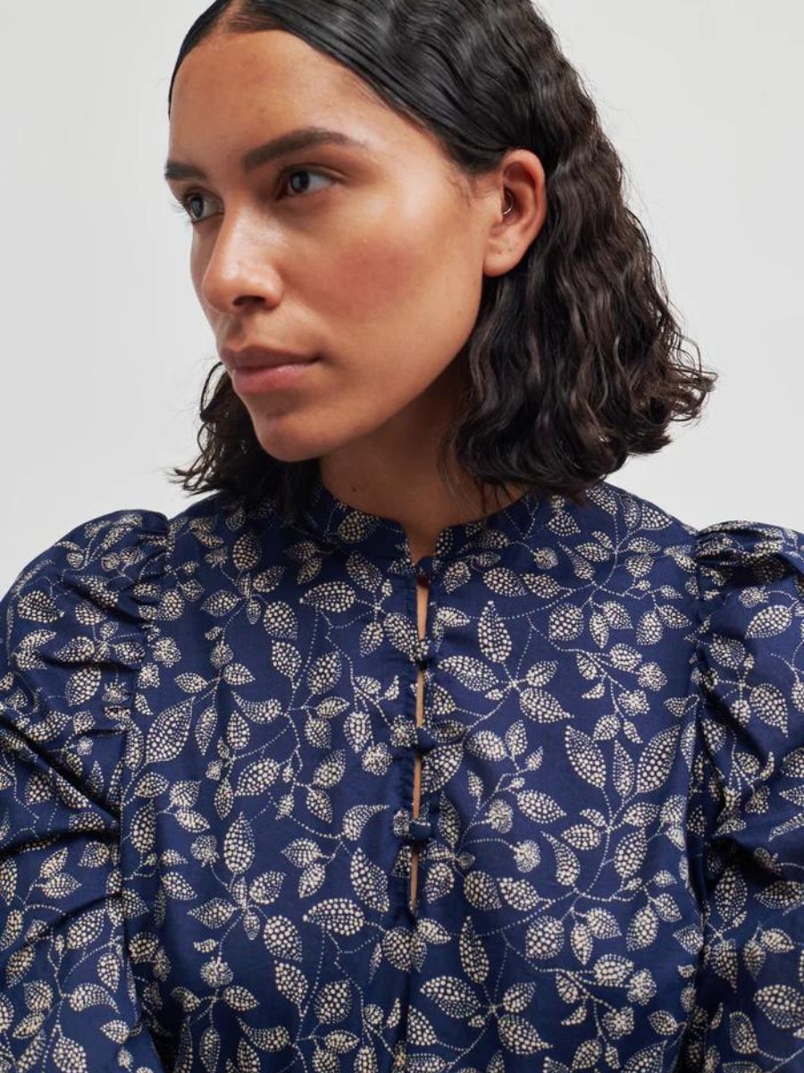 Second Female Bluse Jasmine - Peacoat ♥ Shop Second Female ♥