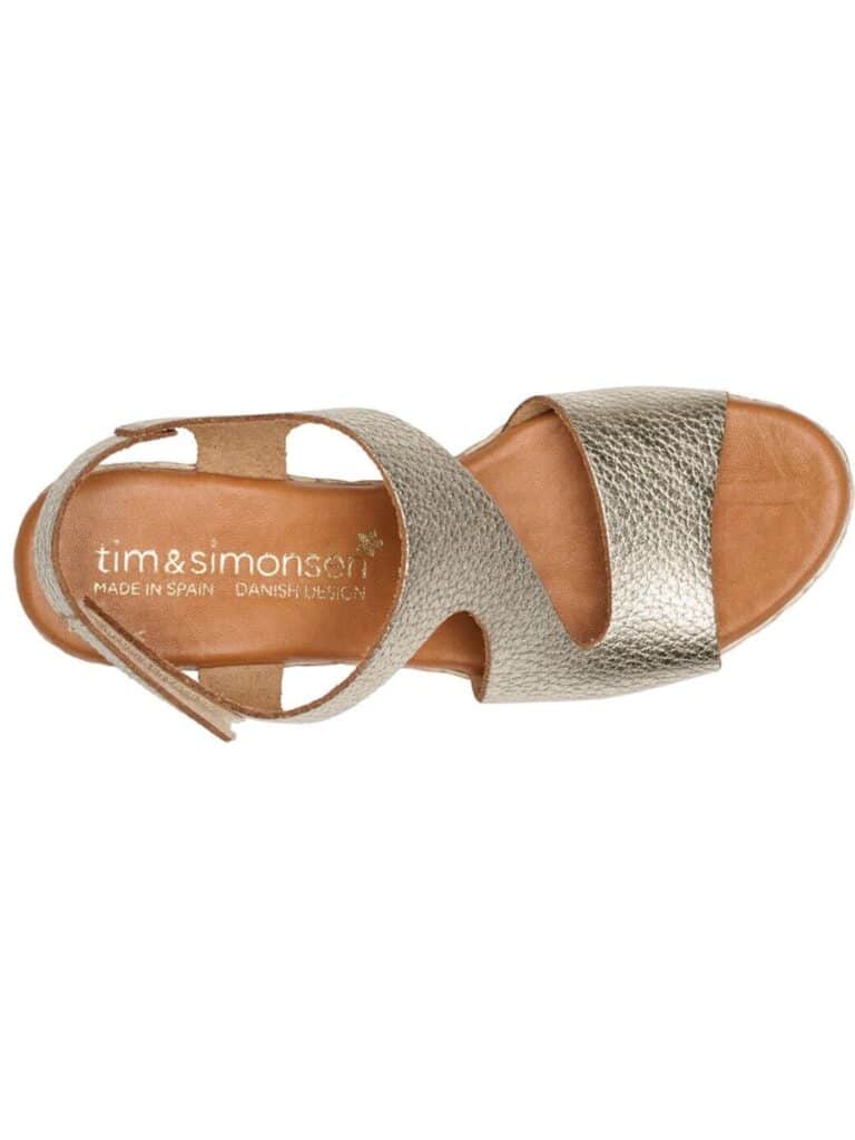 Tim & Simonsen katia sandal - Guld ♥ Smukke guld dame sandaler