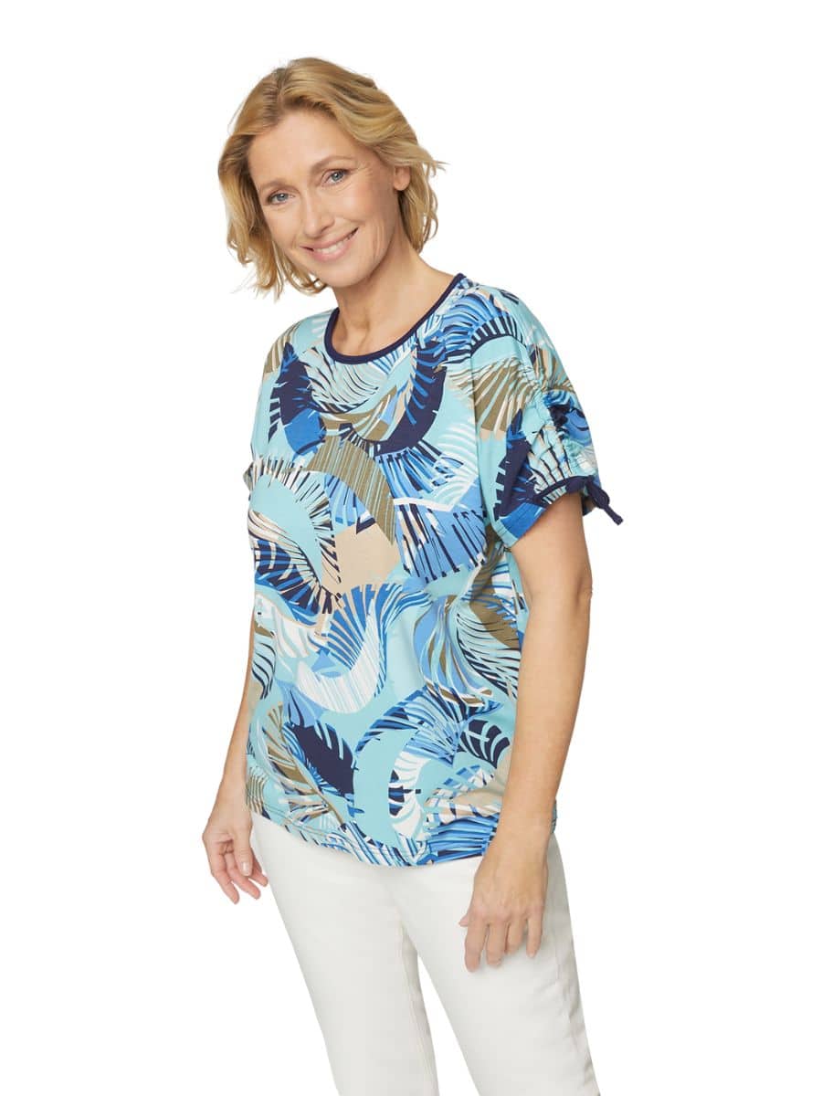 Brandtex T-Shirts Palm - Blå ♥ Shop nyheder fra Brandtex online ♥