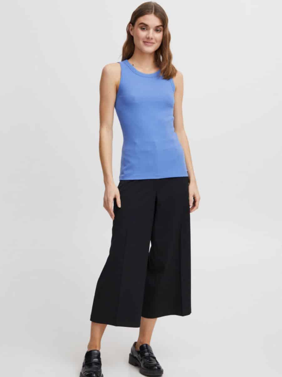 Fransa Frhizamond Top - Blå ♥ Shop lækre Fransa nyheder online