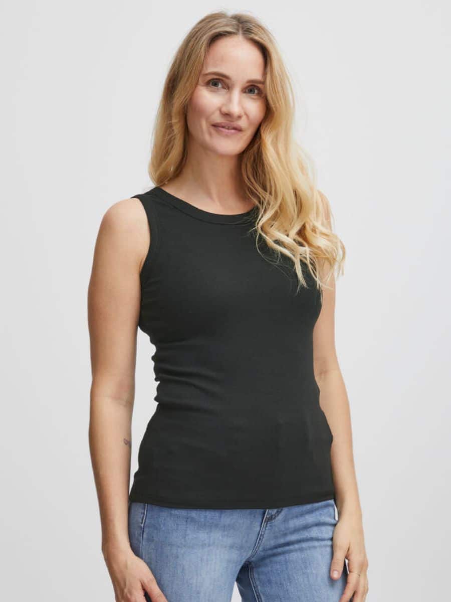 Fransa Frhizamond Top - Sort ♥ Shop nyheder fra Fransa online ♥