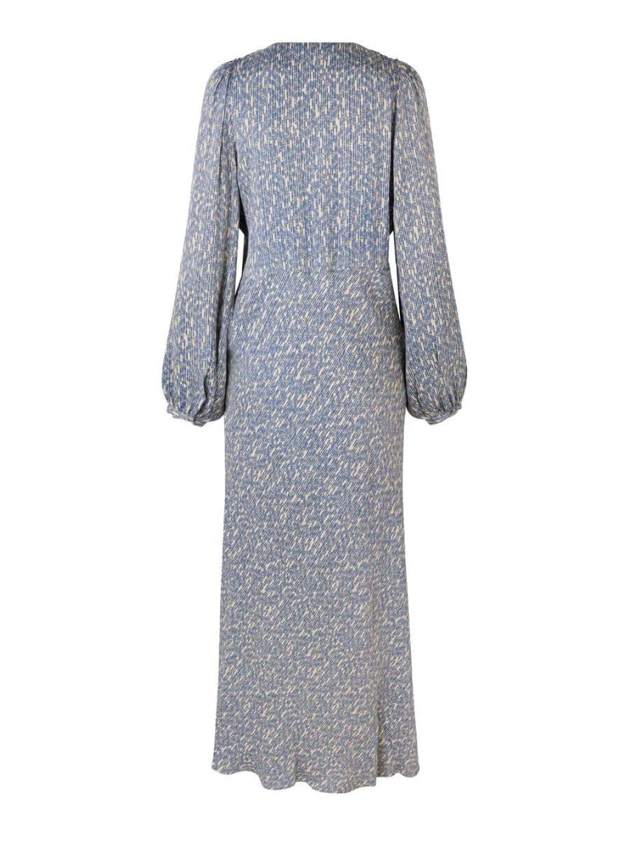 Second Female rattan dress - Blå ♥ Shop Second Female online ♥