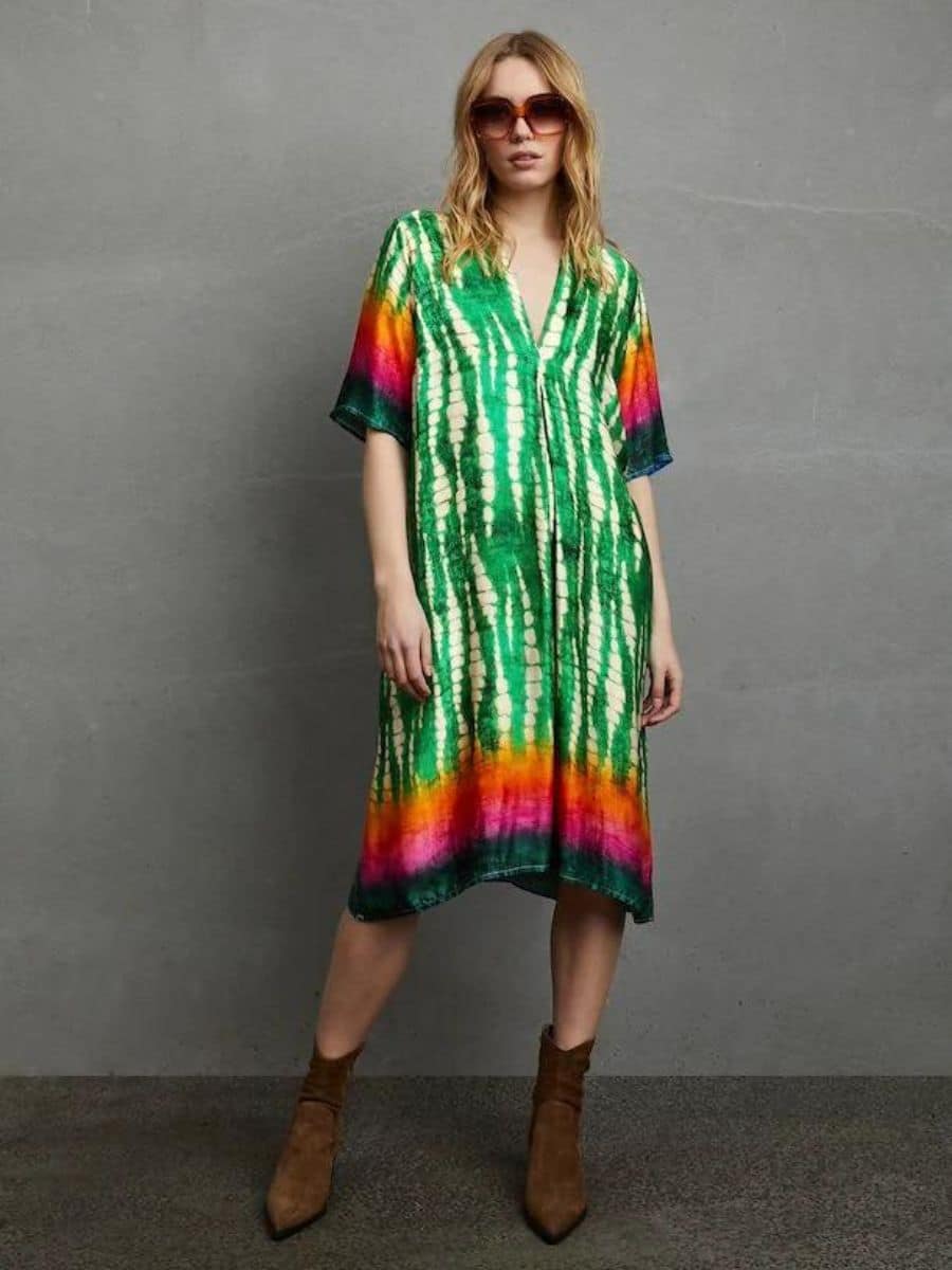 Sorbet kjole Ronja - Grøn ♥ Shop mange lækre nyheder fra Sorbet