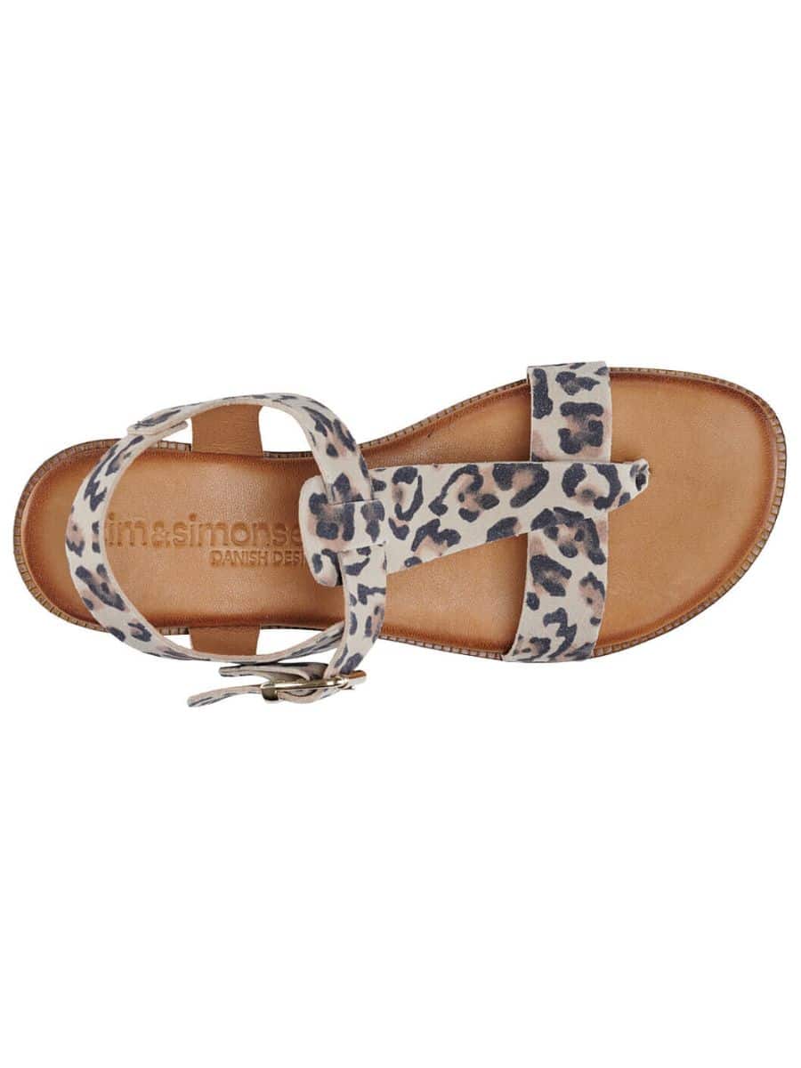 Tim & Simonsen Athene sandal ♥ Leopard sandaler til kvinder