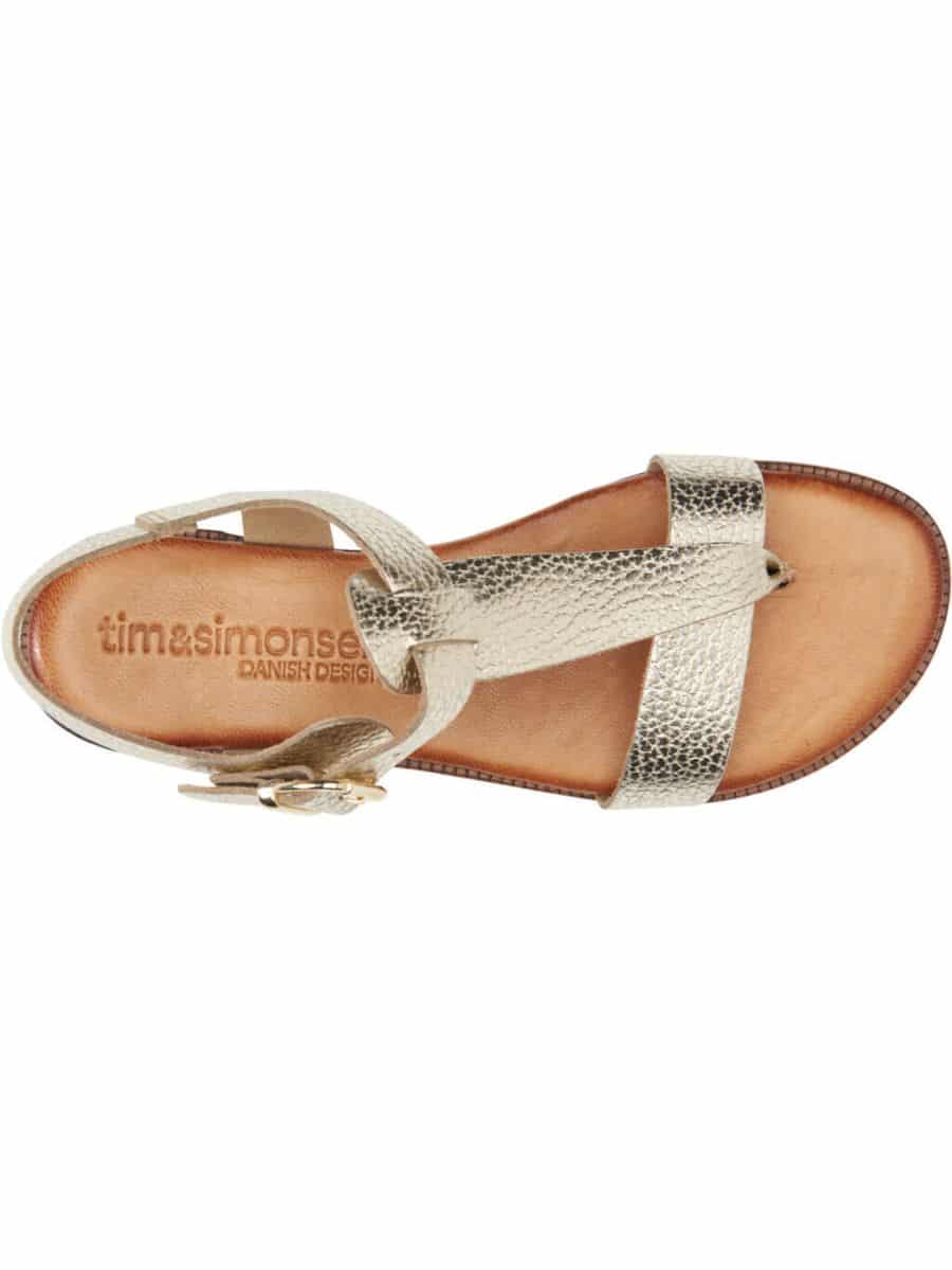 Tim & Simonsen Sandal Athena - Guld ♥ Shop Tim & Simonsen her