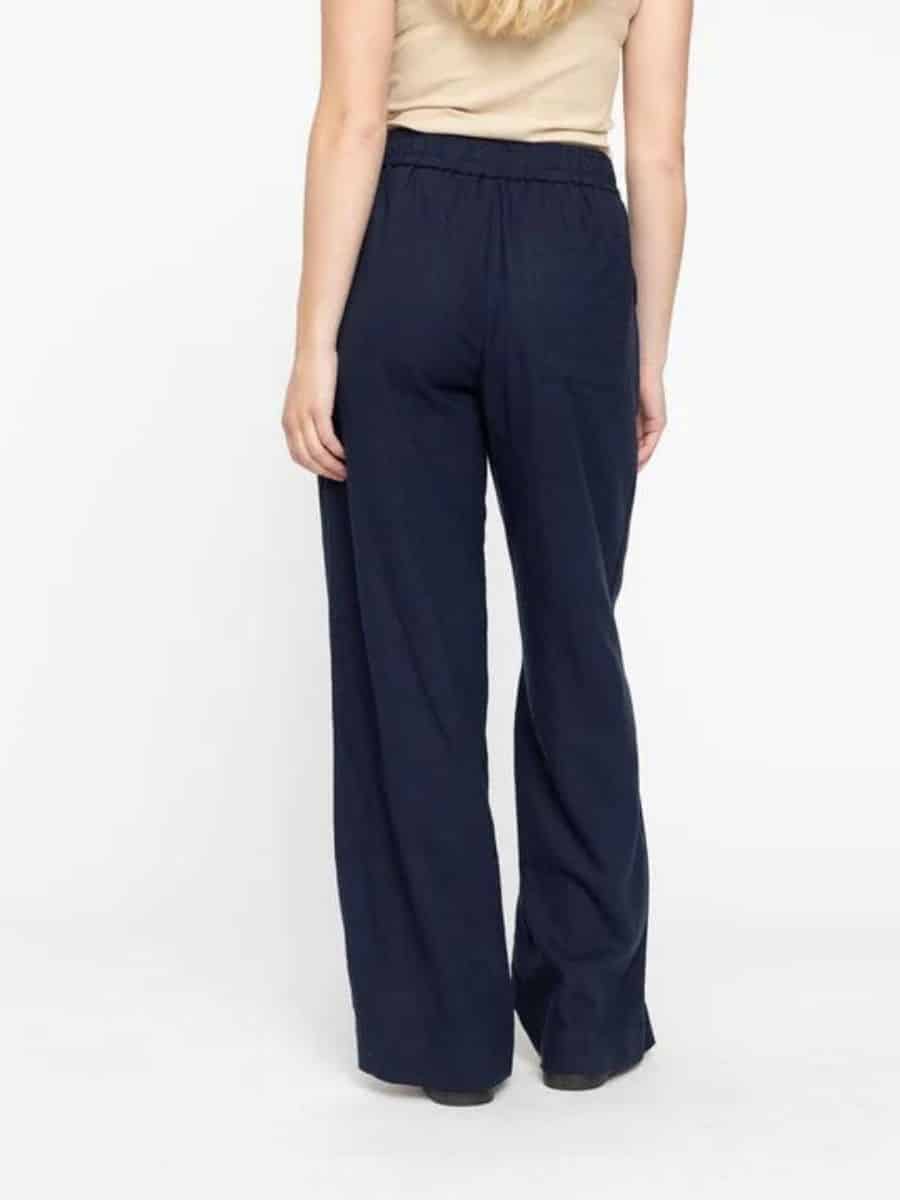 Five Unit buks Lenea - Navy ♥ Smukke sommer bukser i hør her