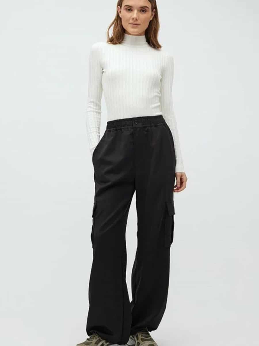 Global Funk buks Lana Li-G - Black ♥ Hør cargo bukser online her