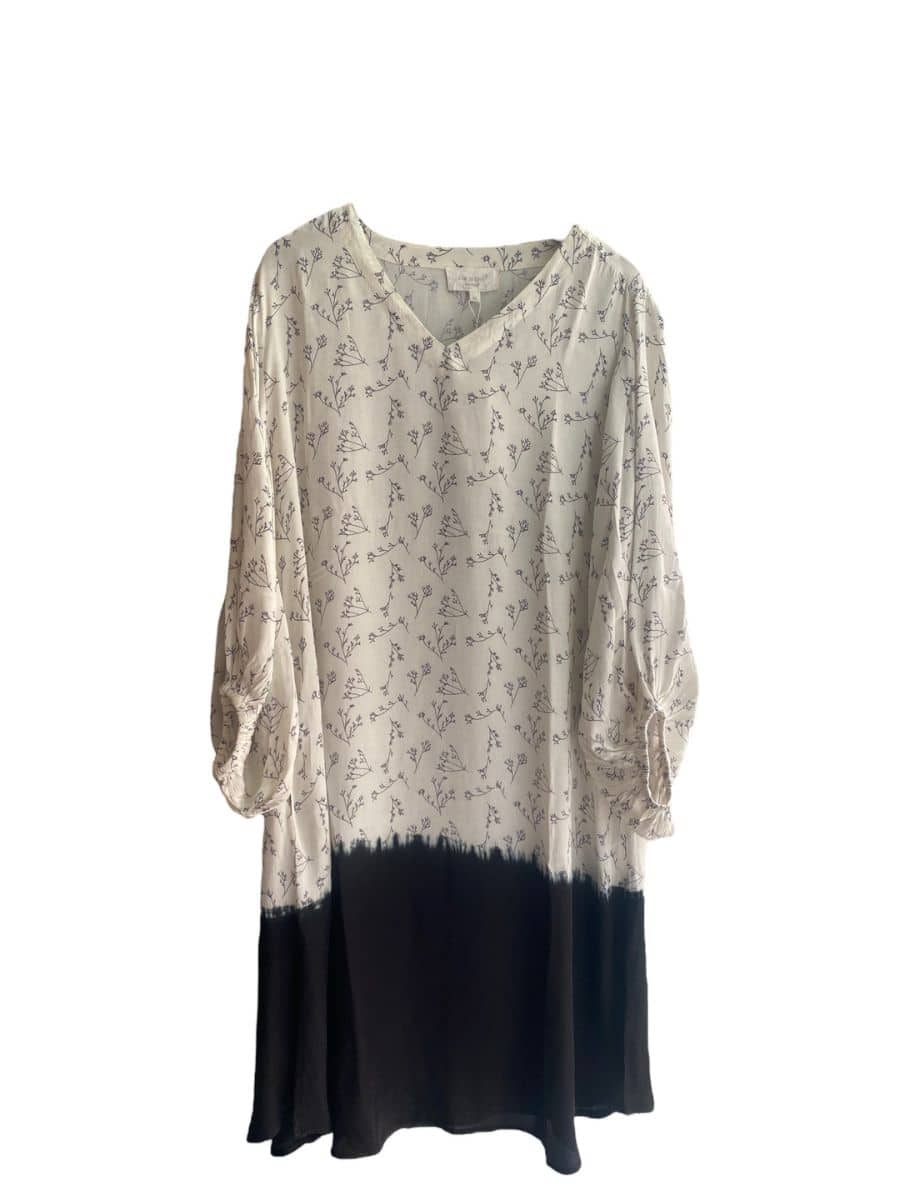 Eva Go diva Kjole Sadie - Black Dip Dye ♥ Shop Eva Go Diva her