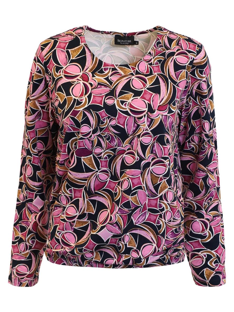 Siganture Bluse 215969 - Pink ♥ Nyheder Signature bluser