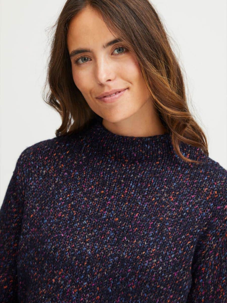 Fransa Frspotta Strik - Blue ️ Nyheder 2023 Fransa strikke