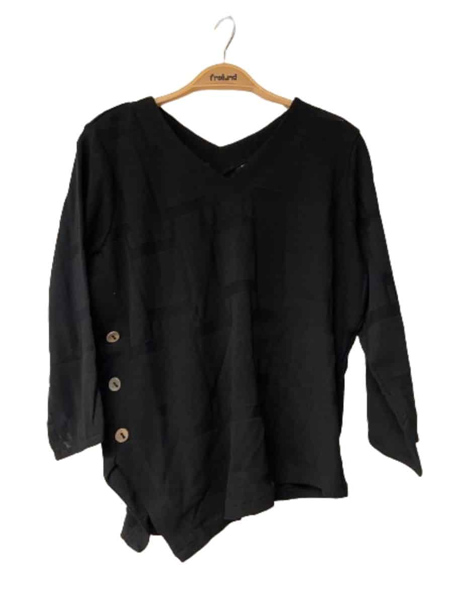 E-avantgarde Strik - Black ♥ Nyheder 2024 Strik bluser til damer