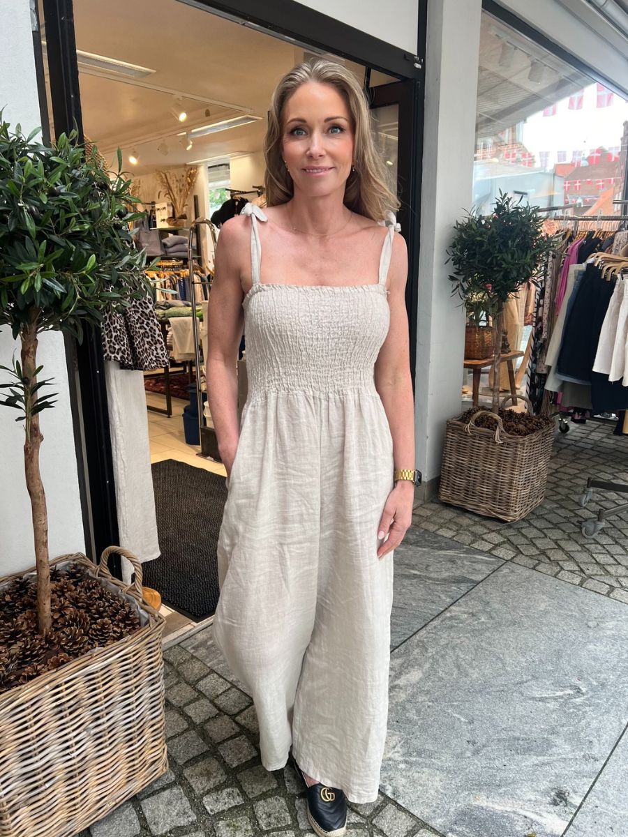 Boho Love Buksedragt B1105 - Beige ♥ Shop Boho Love styles her