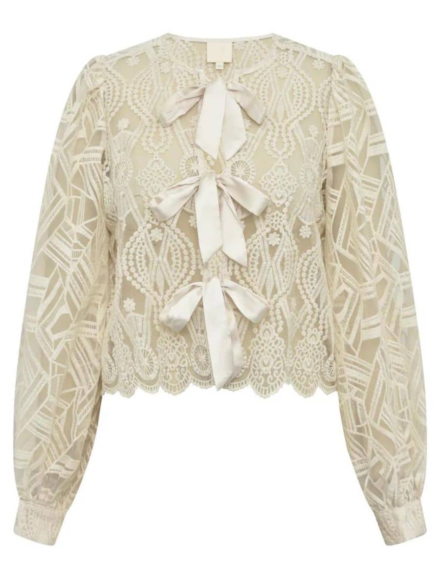 Gossia Bluse SivGo - Cream - Frølund